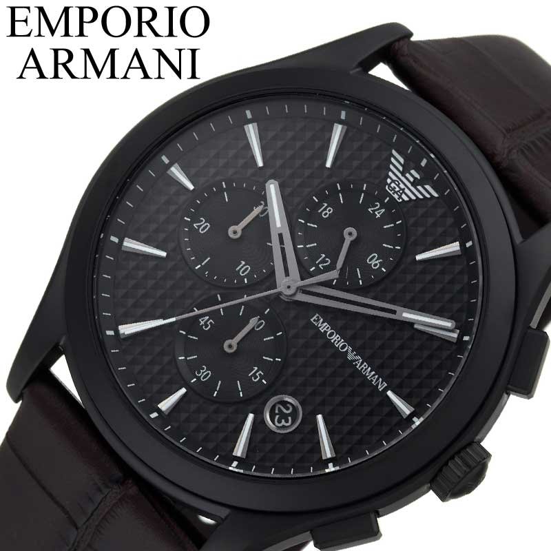 【楽天市場】【11%OFF】エンポリオ アルマーニ 腕時計 EMPORIO ARMANI 時計 メンズ ブラック ブラウン 男性 仕事 ...