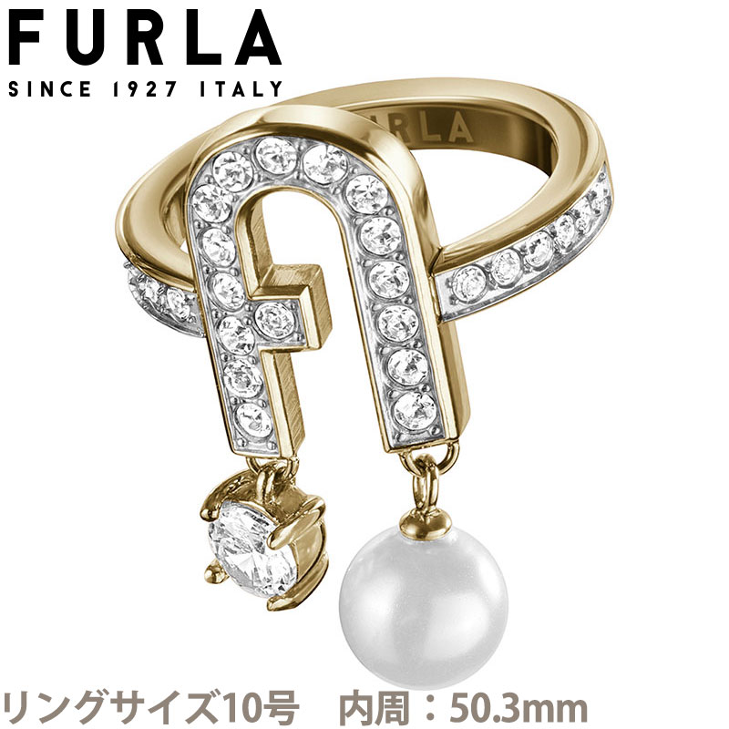 【楽天市場】フルラ アクセサリー FURLA リング フルラ FURLA アーチパール リング ARCH PEARL RING イエローゴールド 女性 向け レディース FJ0506RT0 ...