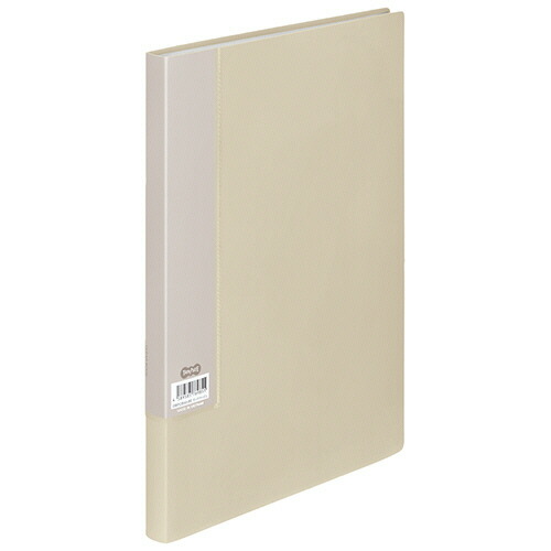 【楽天市場】TANOSEE スリムクリヤーブック（OBP配合） A4タテ 40ポケット サンドベージュ 1セット（10冊） 【送料無料】：ぱーそなるたのめーる