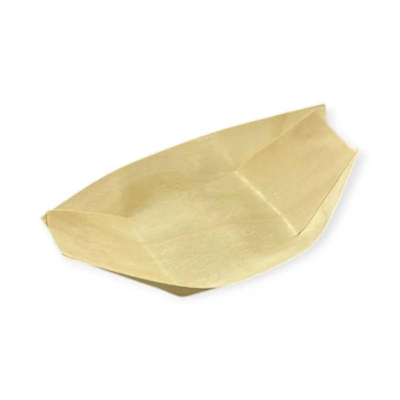 【楽天市場】【ケース販売】経木舟皿 白樺 4号（1ケース/2000枚入）188979：PACKGARAGE