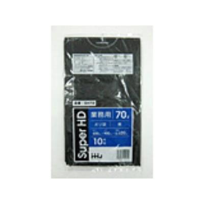 【楽天市場】【600枚】70L ポリ袋 GH72 （黒） HDPE 0.020mm厚 サイズ HHJ 業務用 ビニール袋 ゴミ袋 10枚×60冊入（1ケース 送料無料）：パッケージ・マルシェ