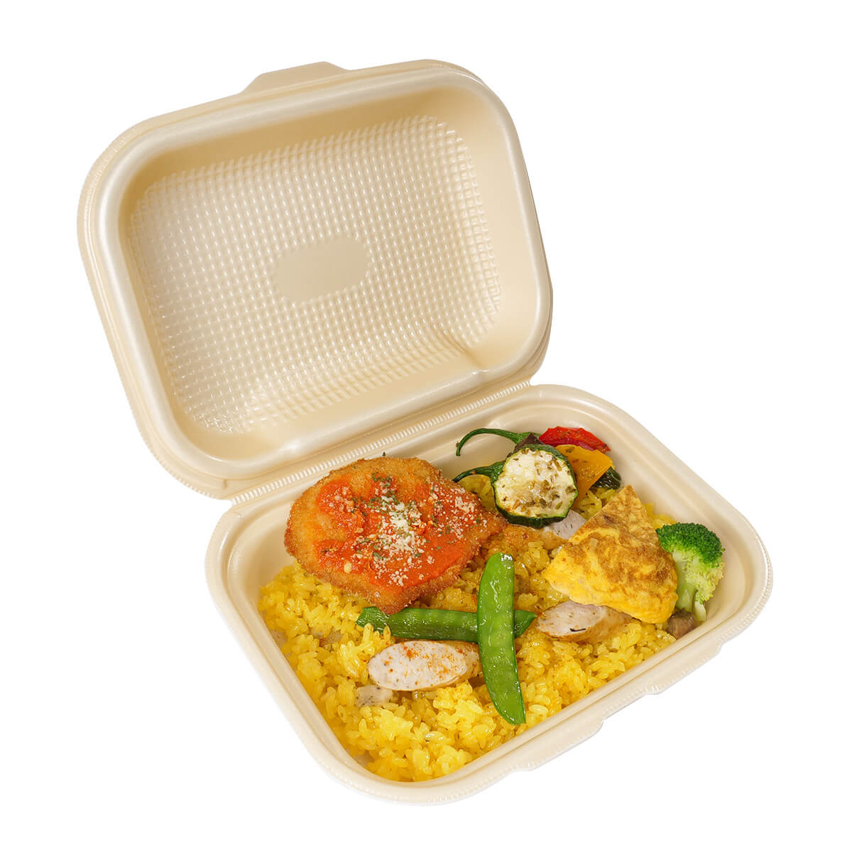 【楽天市場】【30枚】DLVボーノ22-16 ベージュ エフピコ 使い捨て 容器 業務用 お惣菜 PSP ごはん ランチ 弁当容器 30枚入：パッケージ・マルシェ