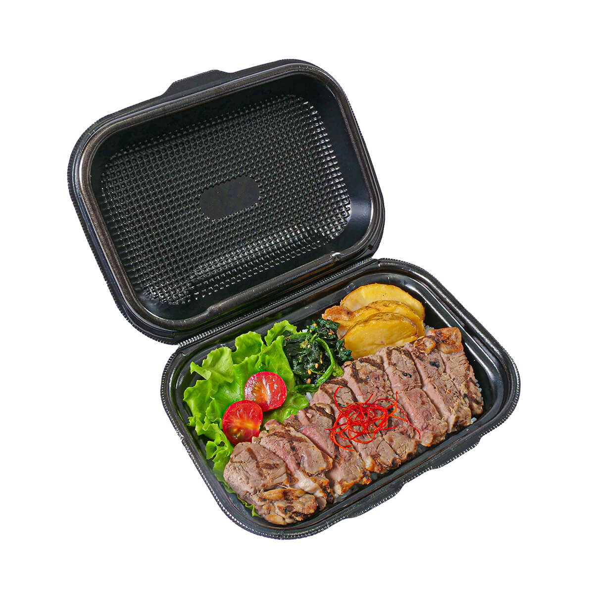 【楽天市場】【180枚】DLVボーノ22-16 黒W エフピコ 使い捨て 容器 業務用 お惣菜 PSP ごはん ランチ 弁当容器 180枚入：パッケージ・マルシェ