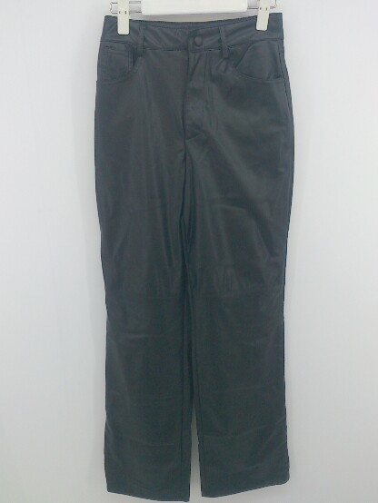 【楽天市場】 美品 ZARA ザラ タグ付き フェイクレザー パンツ サイズ EUR XS USA XS MEX 24 ブラック レディース ...