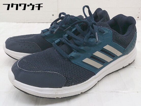 【楽天市場】 adidas アディダス EG8377 ギャラクシー4 スニーカー シューズ 28.5cm ネイビー グリーン系 メンズ 【中古 ...