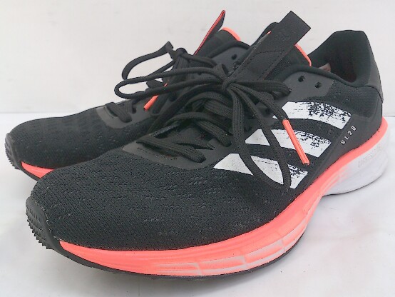 【楽天市場】 adidas アディダス SL20 EG2045 ランニング シューズ サイズ23.5cm ブラック オレンジ ホワイト ...