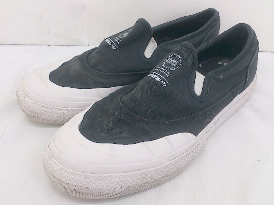 【楽天市場】 adidas アディダス S23722 NIZZA RF SLIP スニーカー シューズ サイズ28cm ブラック メンズ ...