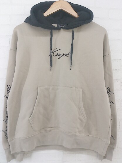 【楽天市場】 ZIP FIVE ジップファイブ KANGOL 長袖 パーカー サイズM ベージュ系 ブラック メンズ P 【中古】：フクワウチ
