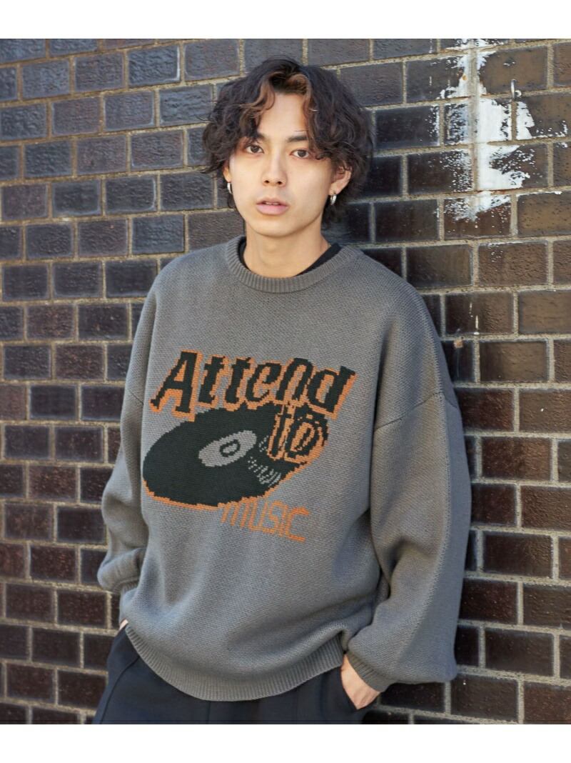 【楽天市場】(U)LM RecordJQニット PAGEBOY ページボーイ トップス ニット ブラック グレー【送料無料】[Rakuten ...