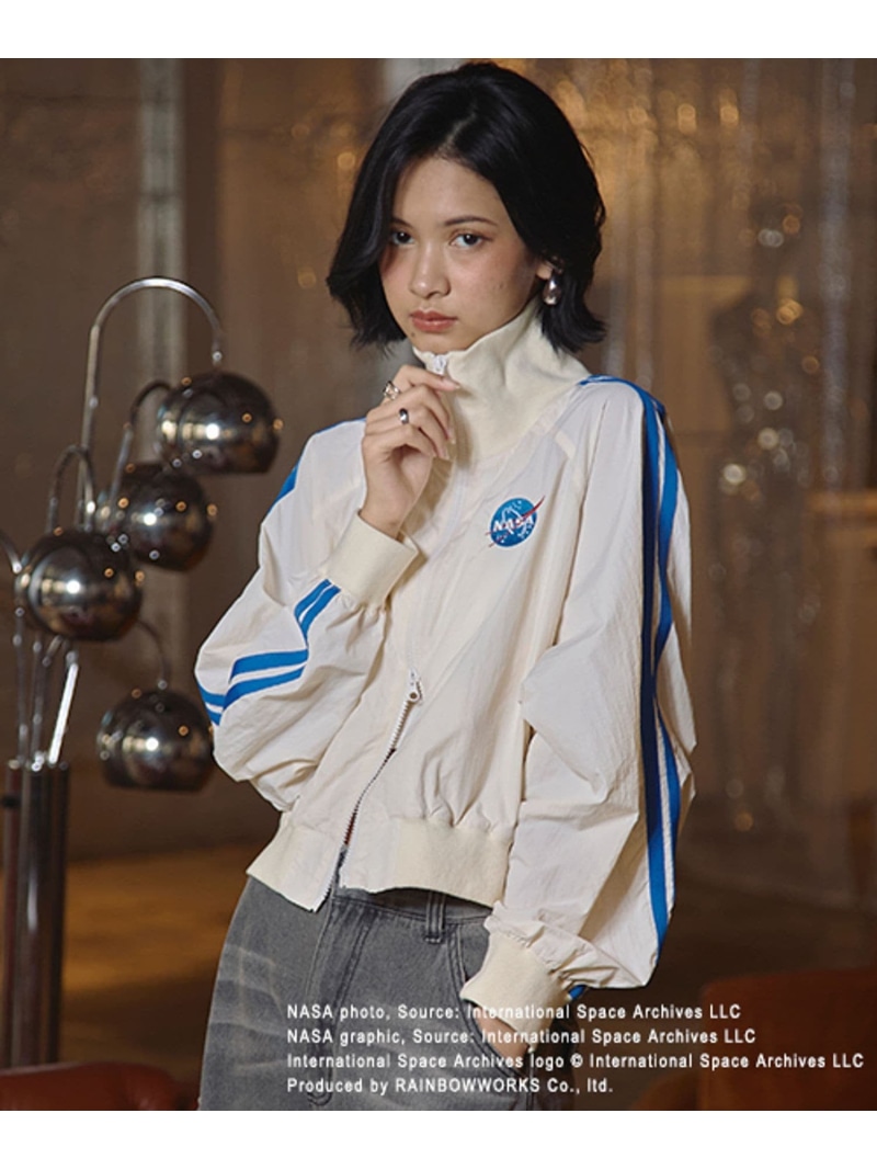 【楽天市場】【SALE／25%OFF】【NASA】サイドラインシャカシャカブルゾン PAGEBOY ページボーイ ジャケット・アウター ブルゾン・ジャンパー ホワイト ブラック【RBA_E ...