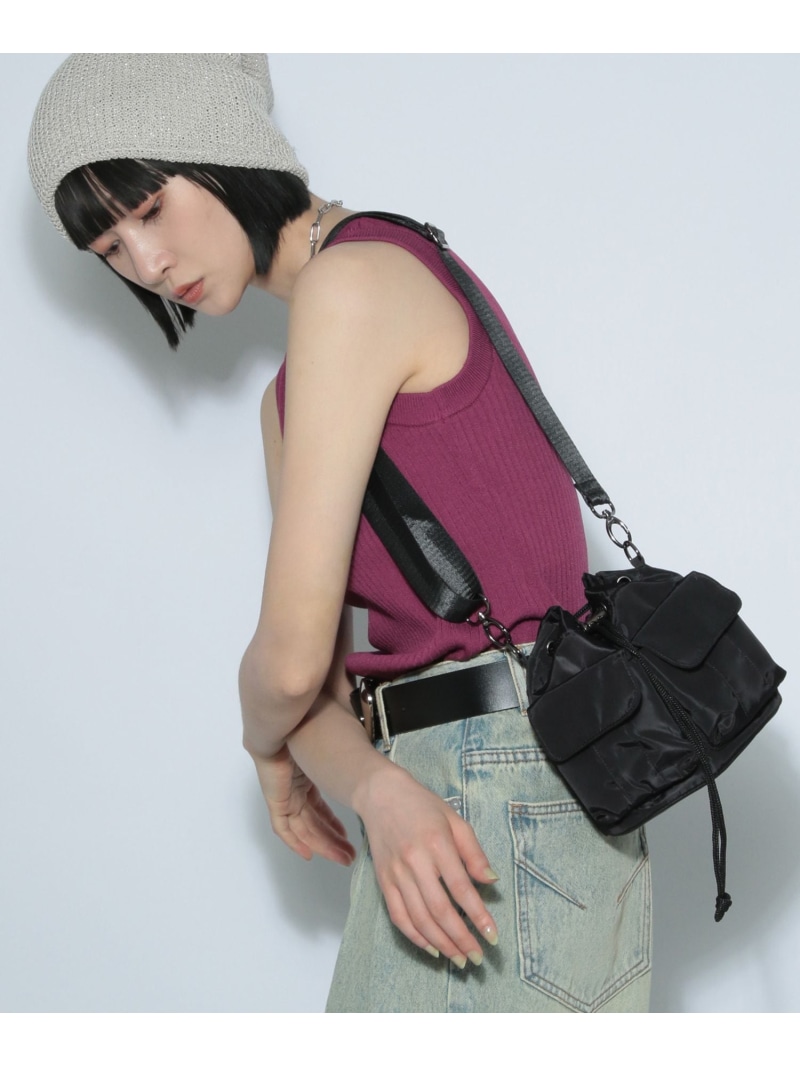 【楽天市場】キンチャクショルダーBAG PAGEBOY ページボーイ バッグ ショルダーバッグ ブラック グレー【送料無料】[Rakuten ...