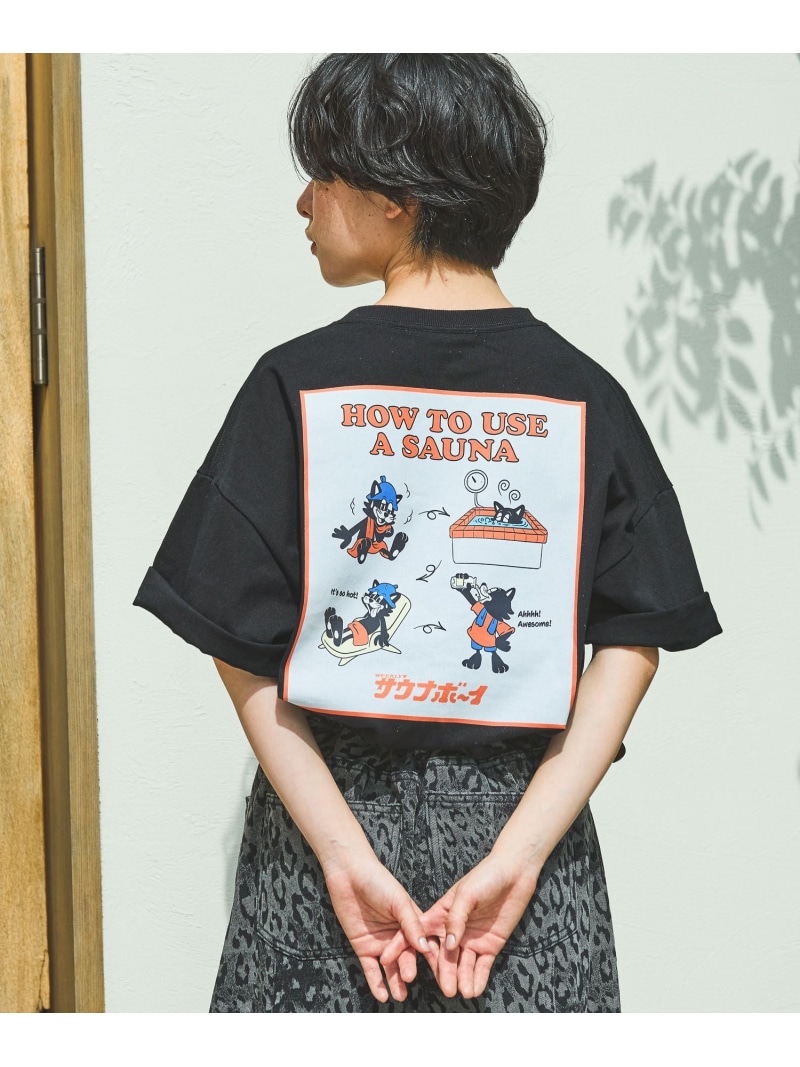 【楽天市場】【SALE／40%OFF】【サウナボーイ×LIMMY CAT】サウナHOW TO Tシャツ【PBLIM】 PAGEBOYLIM ...