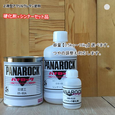 【楽天市場】日塗工 【05-80A】 マンセル 5R8/0.5 【主剤+硬化剤+シンナー】 パナロック 2液型ウレタン塗料 自動車 ロックペイント：ペイントBOOK
