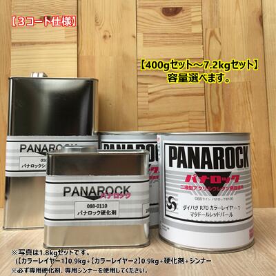 【楽天市場】【ダイハツ R70】 マタドールレッドパール 【レイヤー1+レイヤー2+硬化剤+シンナー】パナロック 2液型ウレタン塗料 自動車 ...