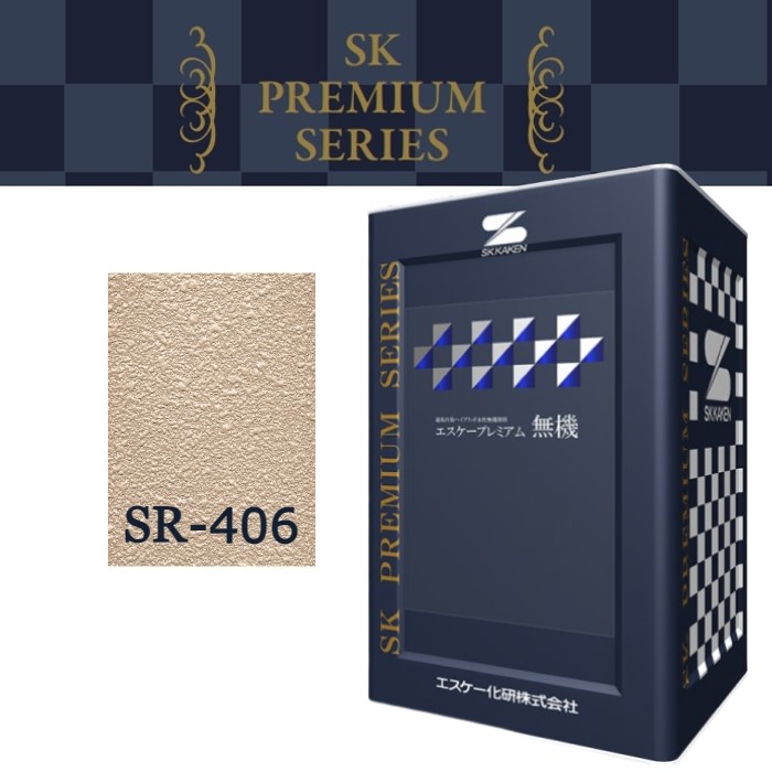 【楽天市場】エスケープレミアム無機 15kg 各艶 SR-406（A）【エスケー化研】＊代引決済不可、キャンセル不可：ペイントアンドツール
