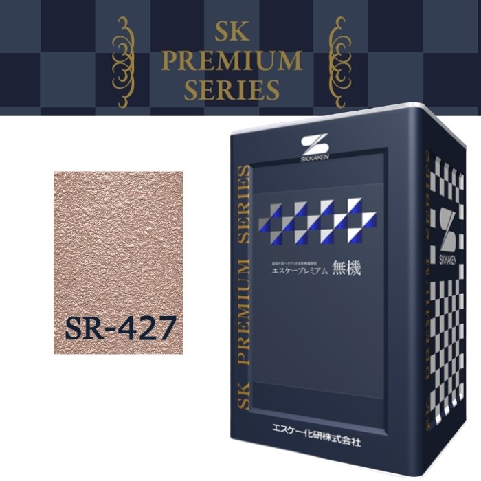 【楽天市場】エスケープレミアム無機 15kg 各艶 SR-427（A）【エスケー化研】＊代引決済不可、キャンセル不可：ペイントアンドツール