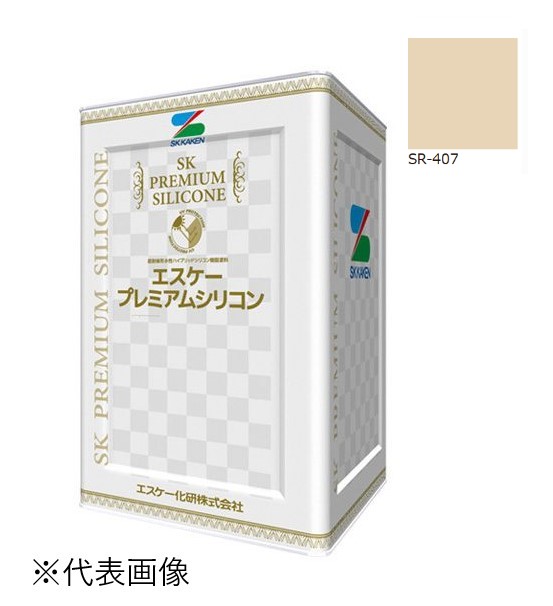 【楽天市場】エスケー弾性プレミアムシリコン 艶有 SR-407 15kg【エスケー化研】＊代引決済不可、キャンセル不可：ペイントアンドツール