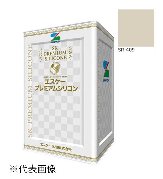 【楽天市場】エスケー弾性プレミアムシリコン 艶有 SR-409 15kg【エスケー化研】＊代引決済不可、キャンセル不可：ペイントアンドツール