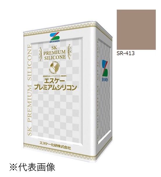 【楽天市場】エスケー弾性プレミアムシリコン 艶有 SR-413 15kg【エスケー化研】＊代引決済不可、キャンセル不可：ペイントアンドツール