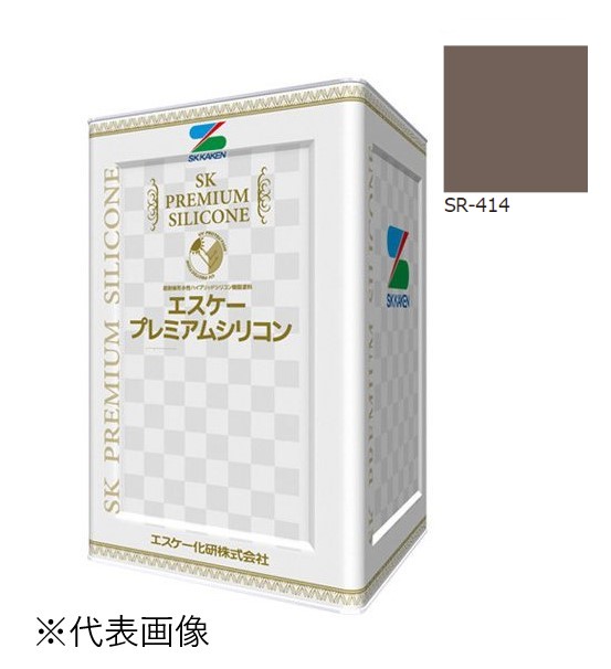 【楽天市場】エスケー弾性プレミアムシリコン 艶有 SR-414 15kg【エスケー化研】＊代引決済不可、キャンセル不可：ペイントアンドツール