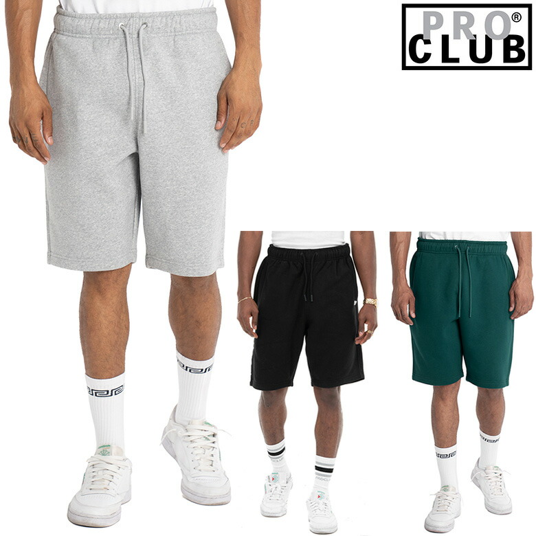 【楽天市場】プロクラブ ハーフパンツ PRO CLUB HEAVY WEIGHT BASIC SWEAT SHORT セットアップ 対応可能 ...