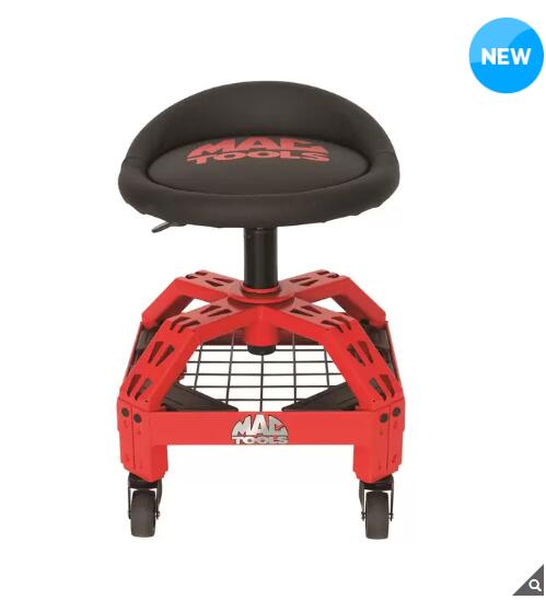 【楽天市場】送料無料(沖縄・北海道・離島を除く)☆マックツールズ キャスター付きスツール Mac Tools Adjustible ...