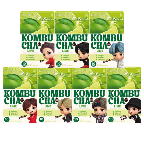 【楽天市場】BTSコラボ！ダムト BTコンブチャ ライム味 50g (5g×10包)×1箱・粉末タイプ 健康茶 韓国食品 ★パッケージはランダム発送：八道韓国食品
