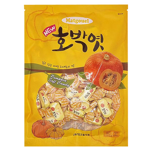 【楽天市場】【メーカー変更】Matgouel ホバクヨッ 300g カボチャ飴 カボチャキャラメル カボチャソフトキャンディ 韓国食品：八道韓国食品