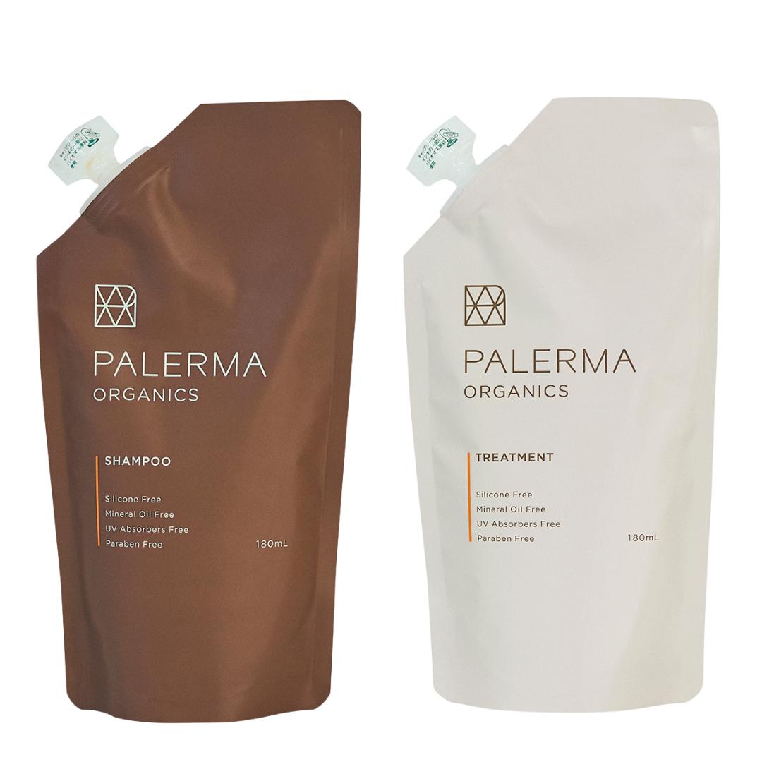 【楽天市場】【PALERMA 公式】パレルマ｜詰め替え用 PALERMAシャンプー&トリートメント パレルマシャンプー トリートメント 100 ...