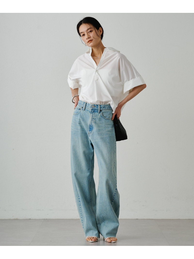 【楽天市場】【SALE／60%OFF】【Loungedress】スキッパー半袖シャツ PAL GROUP OUTLET パル グループ アウトレット トップス シャツ・ブラウス ブラウン ...