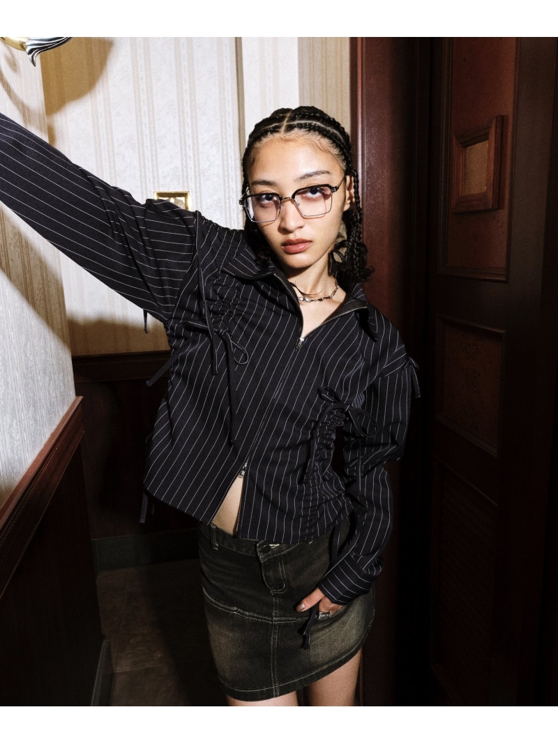 【楽天市場】【SALE／62%OFF】【WHO'S WHO gallery】ギャザーリボンデザインシャツ PAL GROUP OUTLET ...