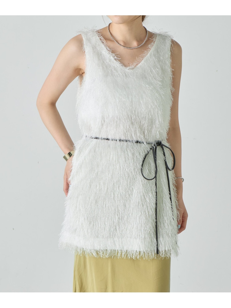 【楽天市場】【SALE／61%OFF】【SHENERY】ベルテッドファジートップス PAL GROUP OUTLET パル グループ ...