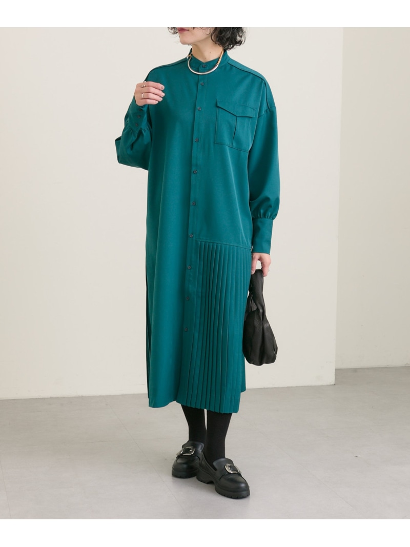 【楽天市場】【SALE／61%OFF】【ear PAPILLONNER】ハーフアンダープリーツワンピース PAL GROUP OUTLET パル グループ アウトレット ワンピース・ドレス ...