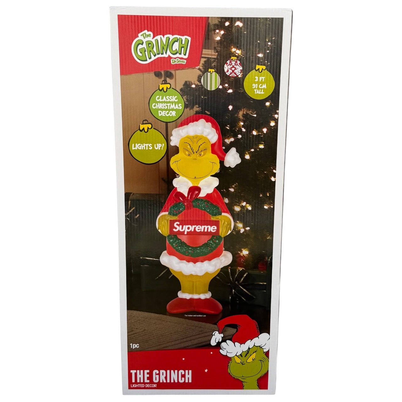 【楽天市場】2024FW 海外限定 Supreme 3-FOOT 91cm 3-FOOT GRINCH MULTI / シュプリーム グリンチ ...