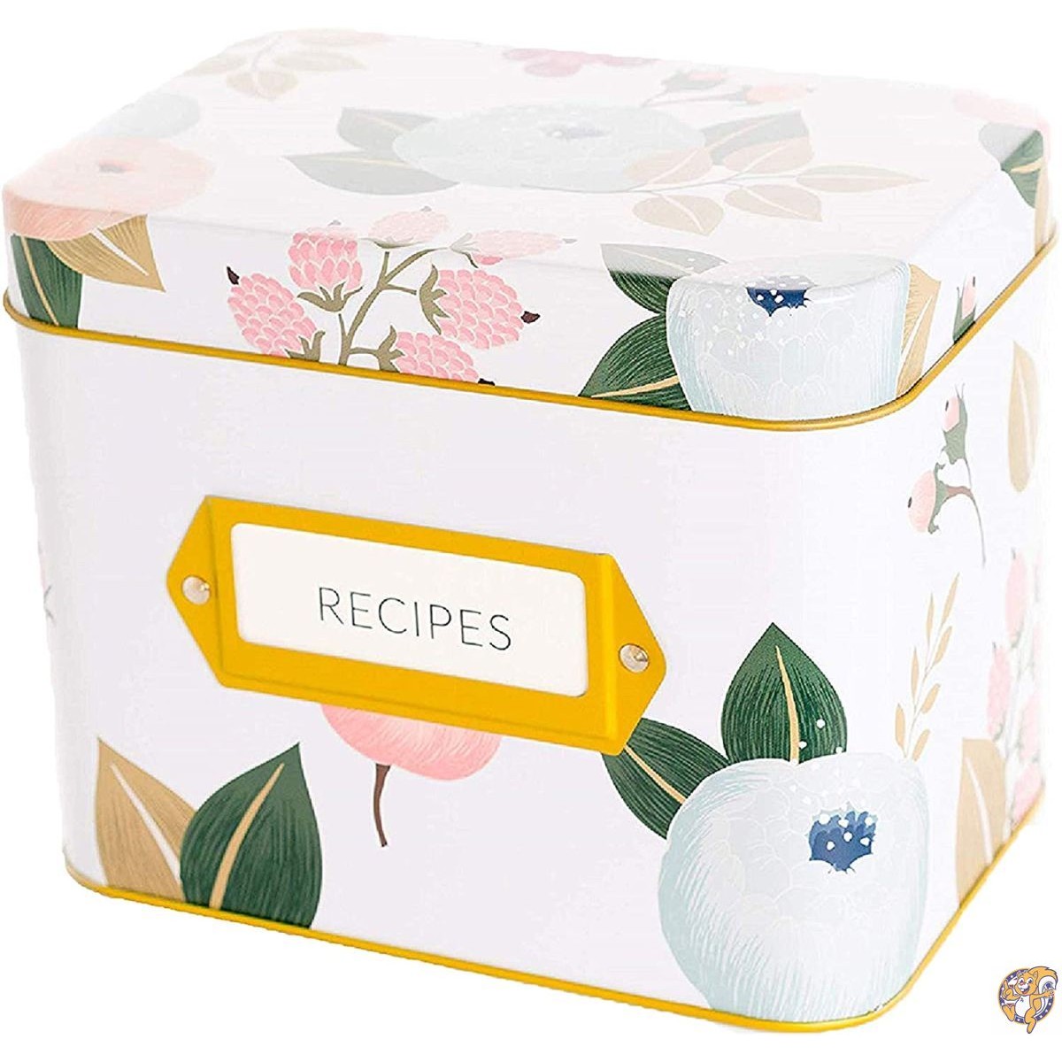 【楽天市場】【クーポン配信中】(White Box) - Recipe Box With 24 Cards & 12 Dividers by ...
