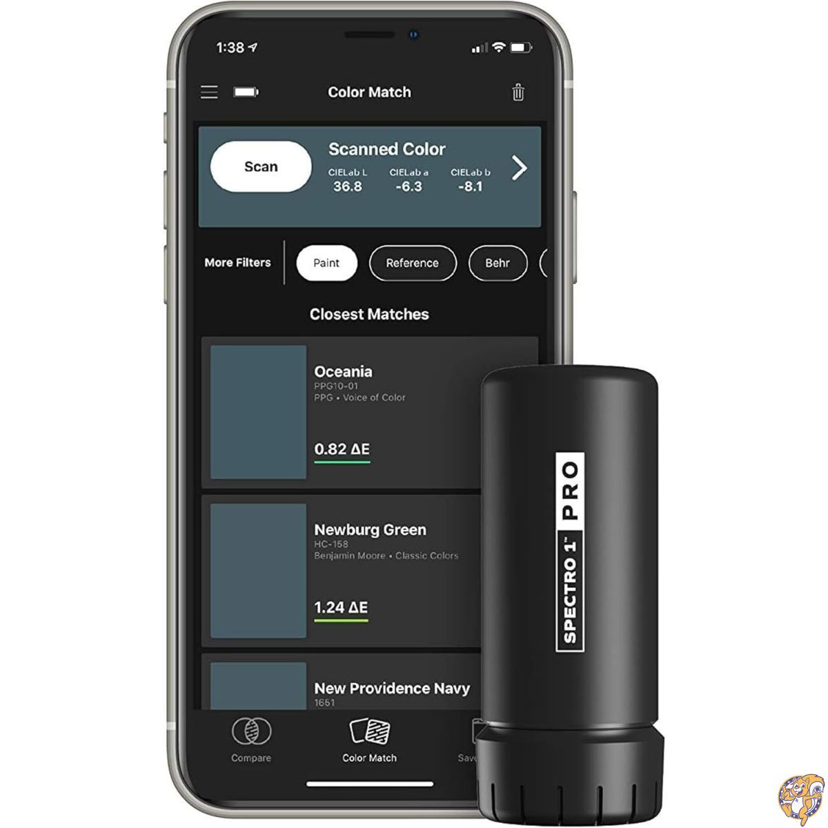 【楽天市場】Spectro 1 Pro モバイル分光光度計 - ポータブルカラーマッチングツール 塗料、テキスタイル、プラスチックなど用 スペ ...