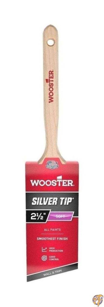 【楽天市場】【クーポン配信中】Wooster Brush5221-2-1/2Silver Tip Chisel Trim Brush-2X1 ...