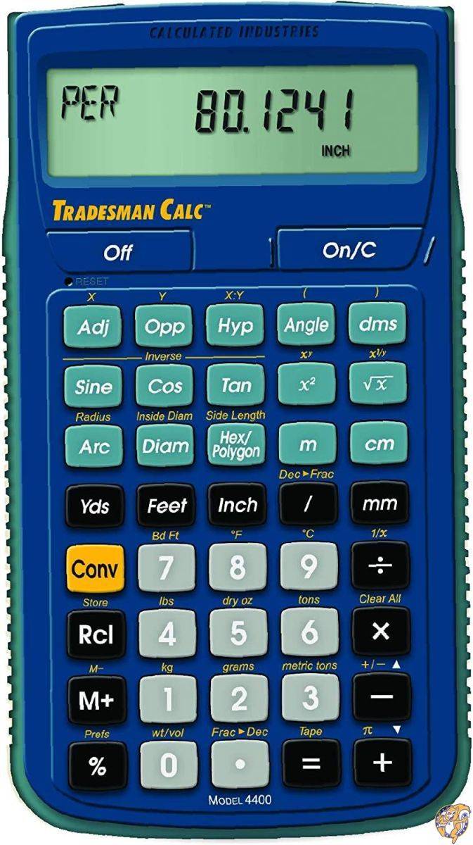 【楽天市場】【最大1000円クーポン!4日&5日】Calculated Industries 4400 Tradesman Calc ...