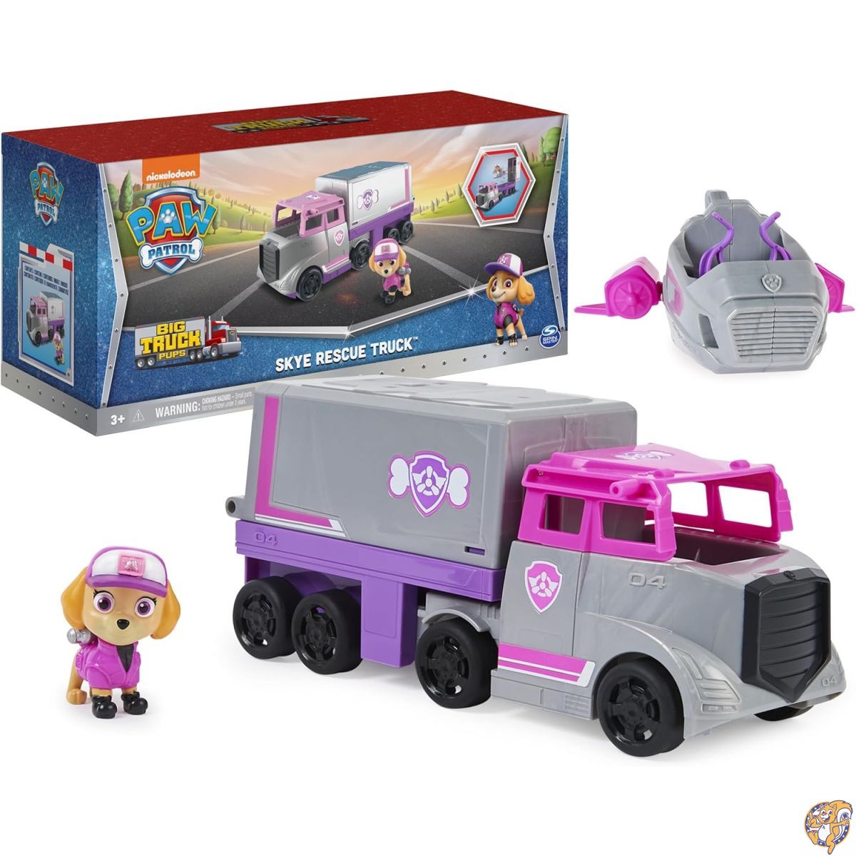 【楽天市場】【1000円クーポン先着30名様4日～】PAW Patrol, Big Truck Pup’s Skye Transforming ...