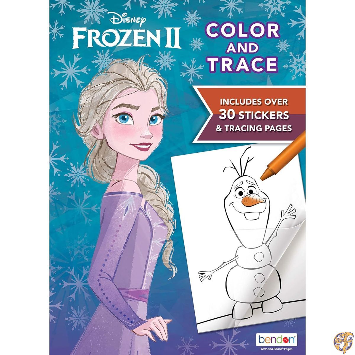【楽天市場】【 先着55名! 2日間限定ゾロ目555円クーポン】Disney Frozen 2 Color and Trace 48-Page ...