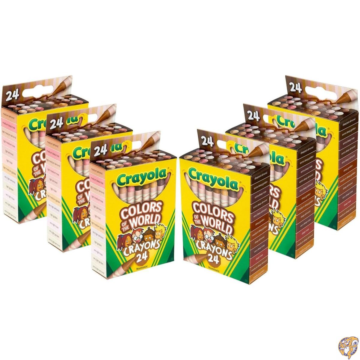 【楽天市場】Crayola Bulk Crayon Set, Colors of The World, Multicultural ...