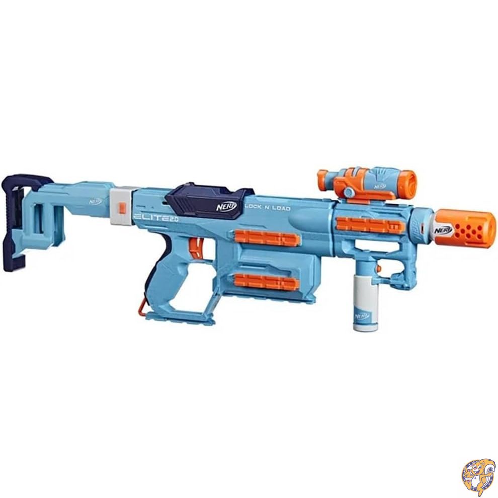 【楽天市場】NERF Nerf Elite 2.0 Lock N ロードパック、ナーフブラスター1個。：パームスアメリカ