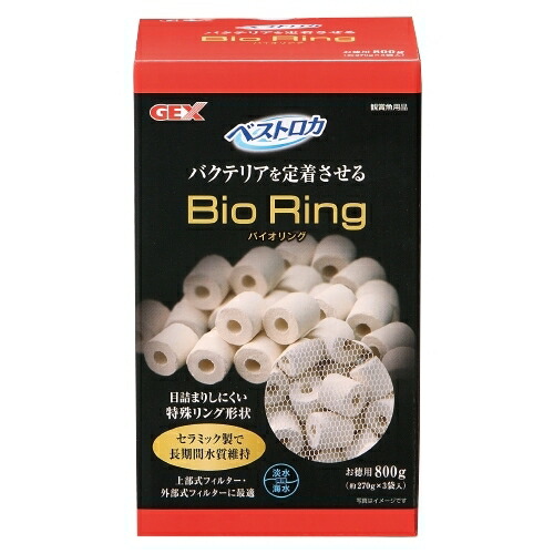 【楽天市場】 【GEX】ベストロカ バイオリング 800g【ジェックス】：PALMY EXPRESS