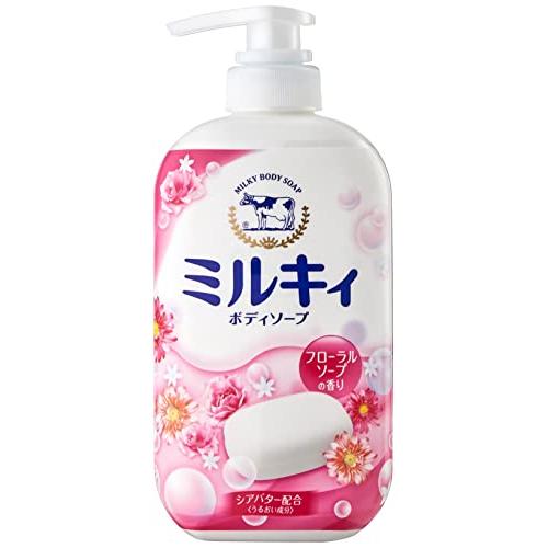【楽天市場】牛乳石鹸 ミルキィ ボディソープ 550mL ポンプ フローラルソープの香り：P＆Hサプライ