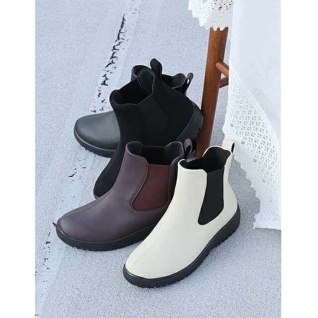 【楽天市場】【最大2000円OFFクーポン配布中！】 【新商品】 ブーツ レディース 3E パンジー サイドゴア ゴム オシャレ シンプル 生活防水 pansy [4810]：パンジー楽天市場店