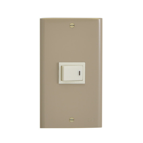 【楽天市場】【完売】真鍮製 スイッチプレート パナソニック フルカラー対応コンセントカバー アースグレイ（1口）790351：個性派水回り ...