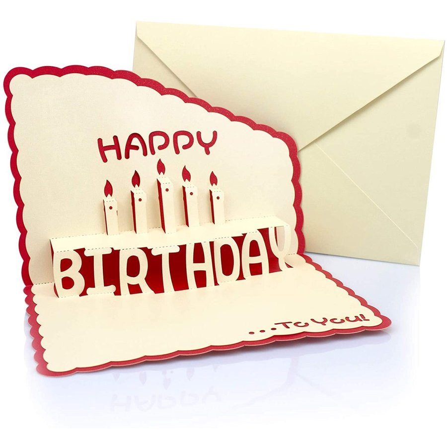 【楽天市場】立体 誕生日カード プレゼント バースデーカード メッセージ お誕生日 和風 グリーティングカード お祝い カード ポップアップ ...