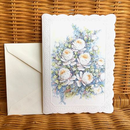 【楽天市場】レア！わずかのみ入荷！ USA Marian Heath マリアンヒース 多目的カード White Roses：Paper freak