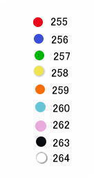 【楽天市場】タックラベル No.013-022 (9φm/m) 1680片入【PPI】：ペーパーミツヤマ 楽天市場店