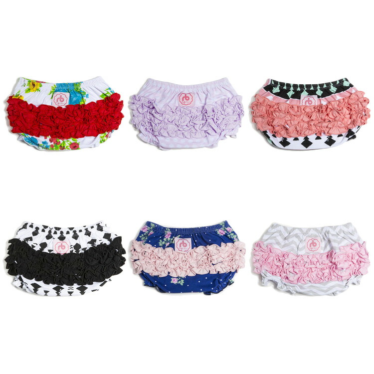 【楽天市場】【6月20日-7月1日 POINT20倍】送料無料/ Ruffle Buns ラッフル ベビー ブルマ オムツカバー 女の子：パラ ...